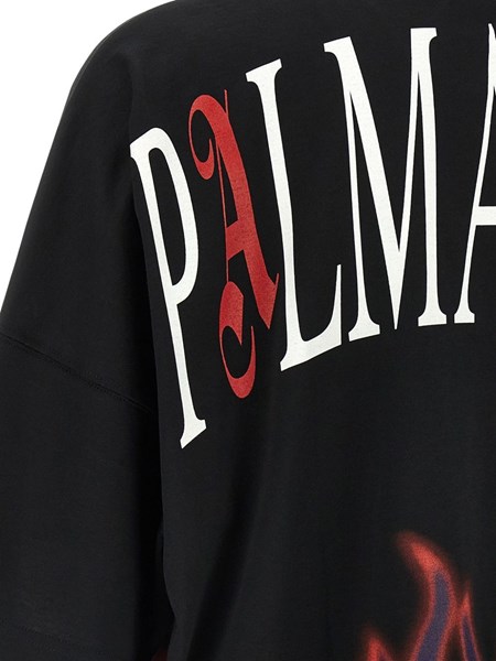 Palm Angels flames over tee for Men - US | Al Duca d'Aosta